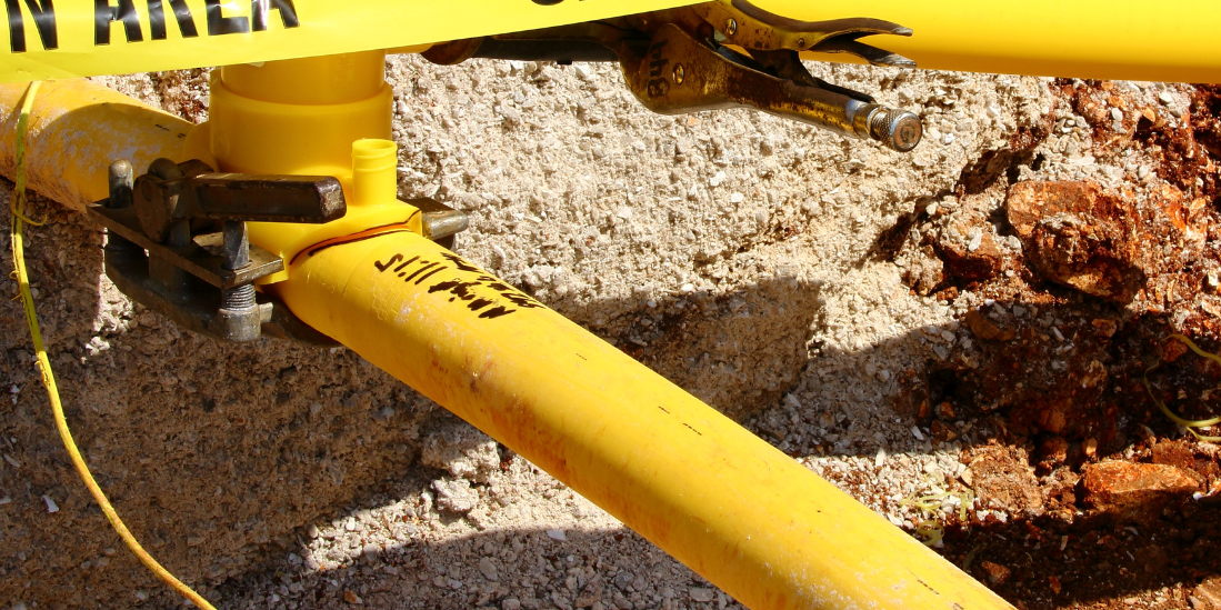 Can I build over a gas service pipe? | LABC